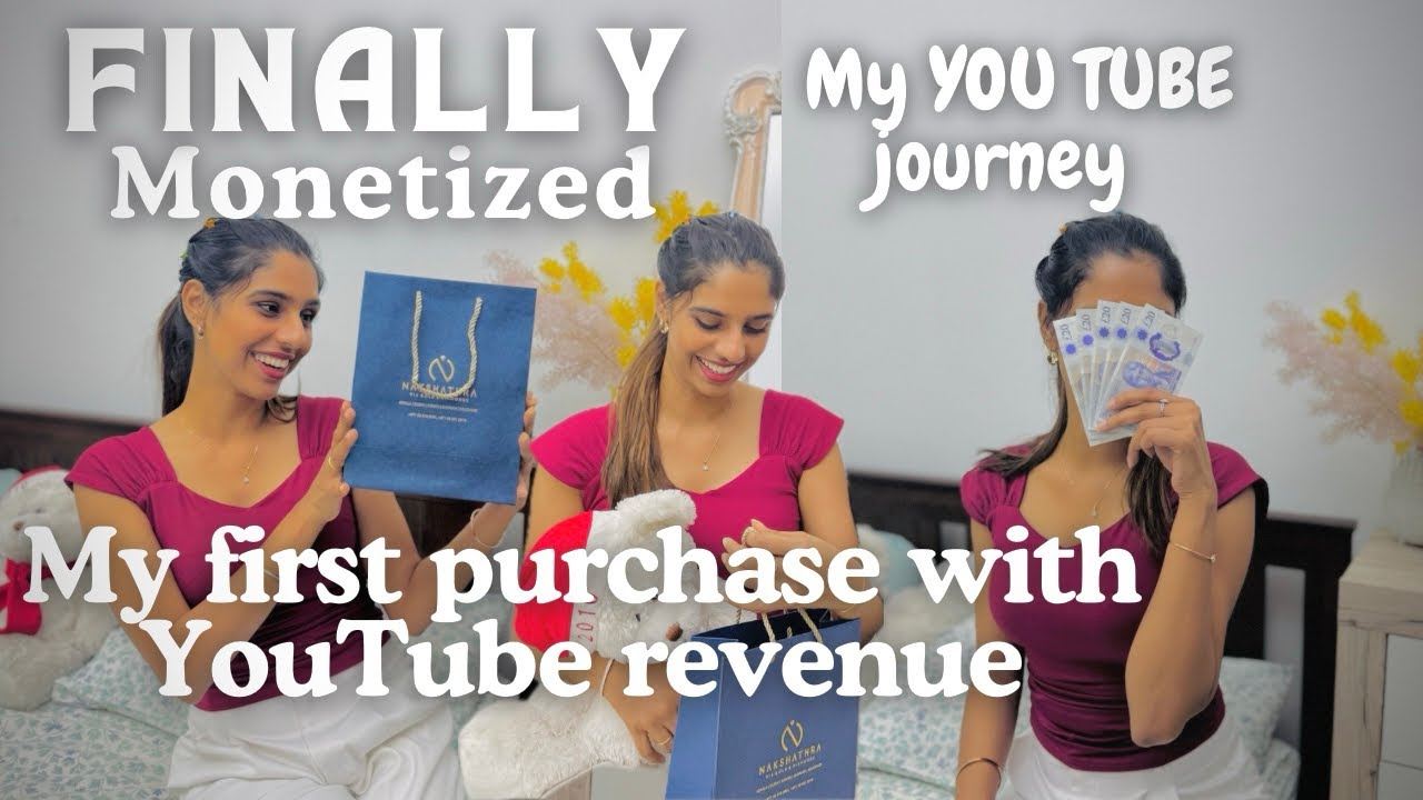 My First Purchase with You Tube Revenue😍 ️ 😱| My YouTube journey | Finally monetized| AyanaArjun ...