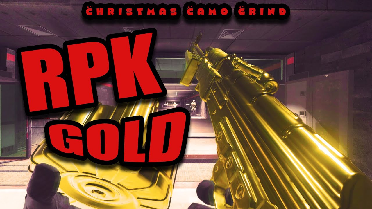 Grinding Camos - RPK Gold Finally (2 More LMGS to go) - YouTube