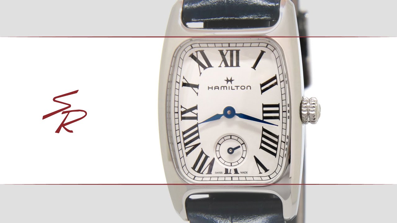 Hamilton American Classic Boulton 27mm H13321611 - YouTube