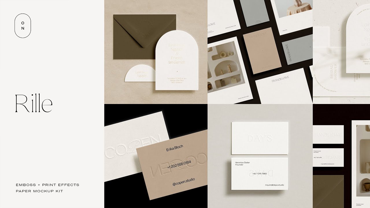 How to showcase your branding and identity project with gold foil ...