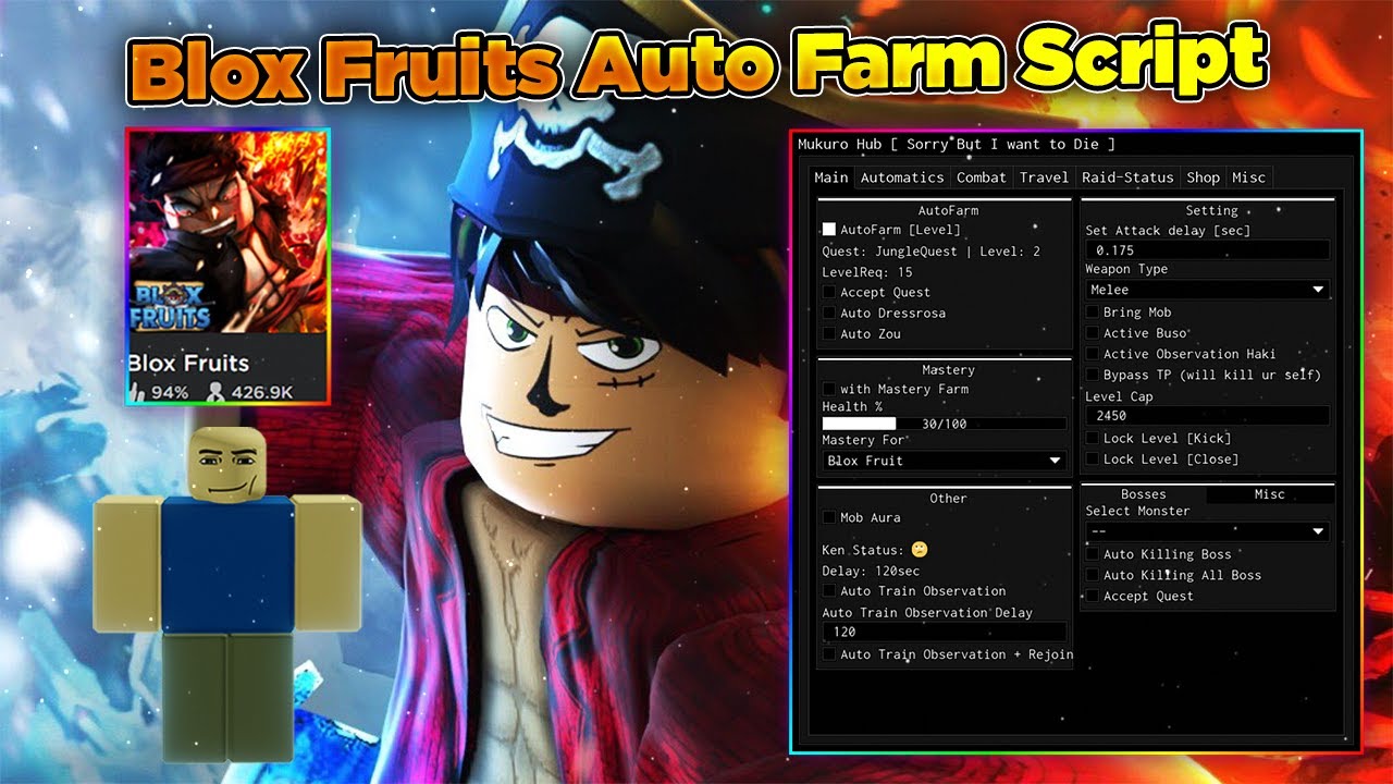 [NEW] | Blox Fruits Script | Auto Farm | Kill Aura | Fruit Farm | Fruit ...