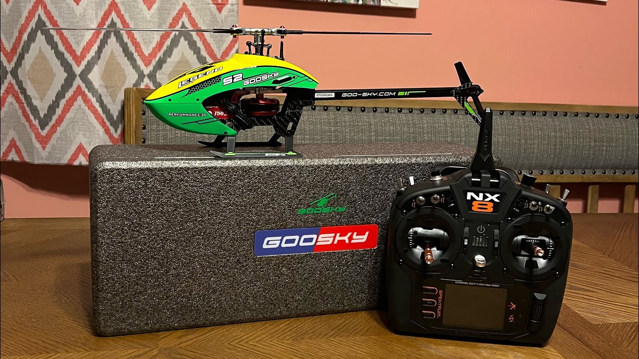 Goosky S2 Legend BNF- Unboxing & Spectrum set up- RC Cincy - YouTube