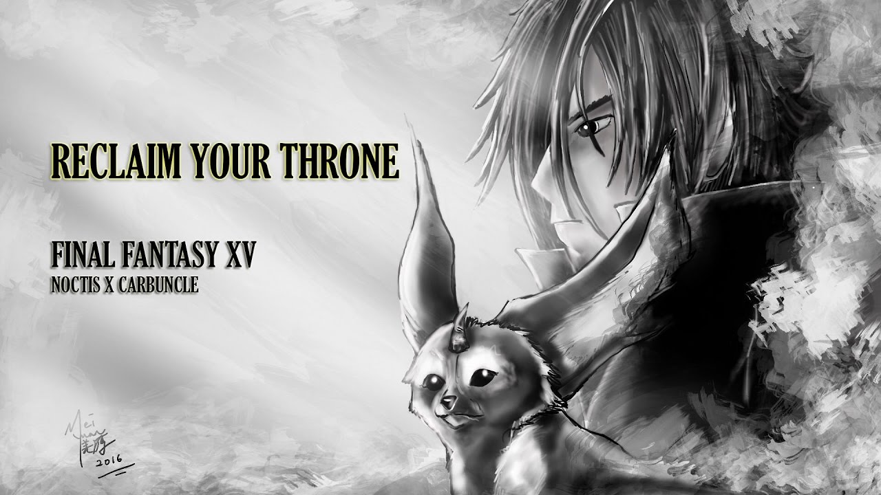 Final Fantasy XV Noctis x Carbuncle Sketch - YouTube