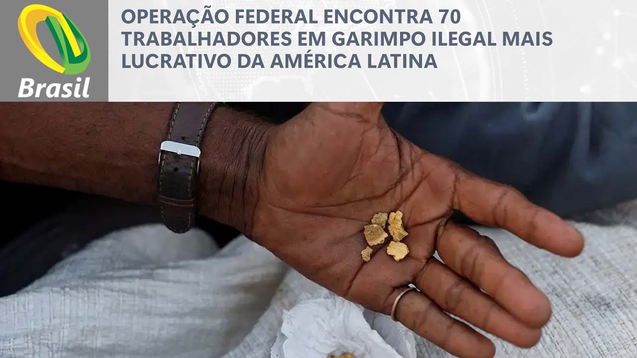 Operação federal encontra 70 trabalhadores em garimpo ilegal mais ...