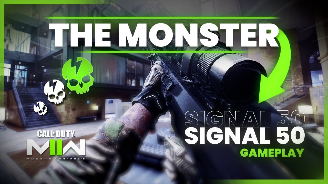 Signal 50 sniper Gamplay | Call of Duty: Modern Warfare II BETA - "The ...