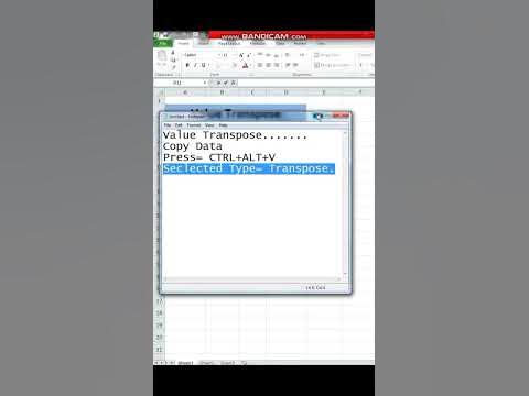 MS Excel Transpose Function || Mestering the transpose Function ||Digital Mastery || Basice ...