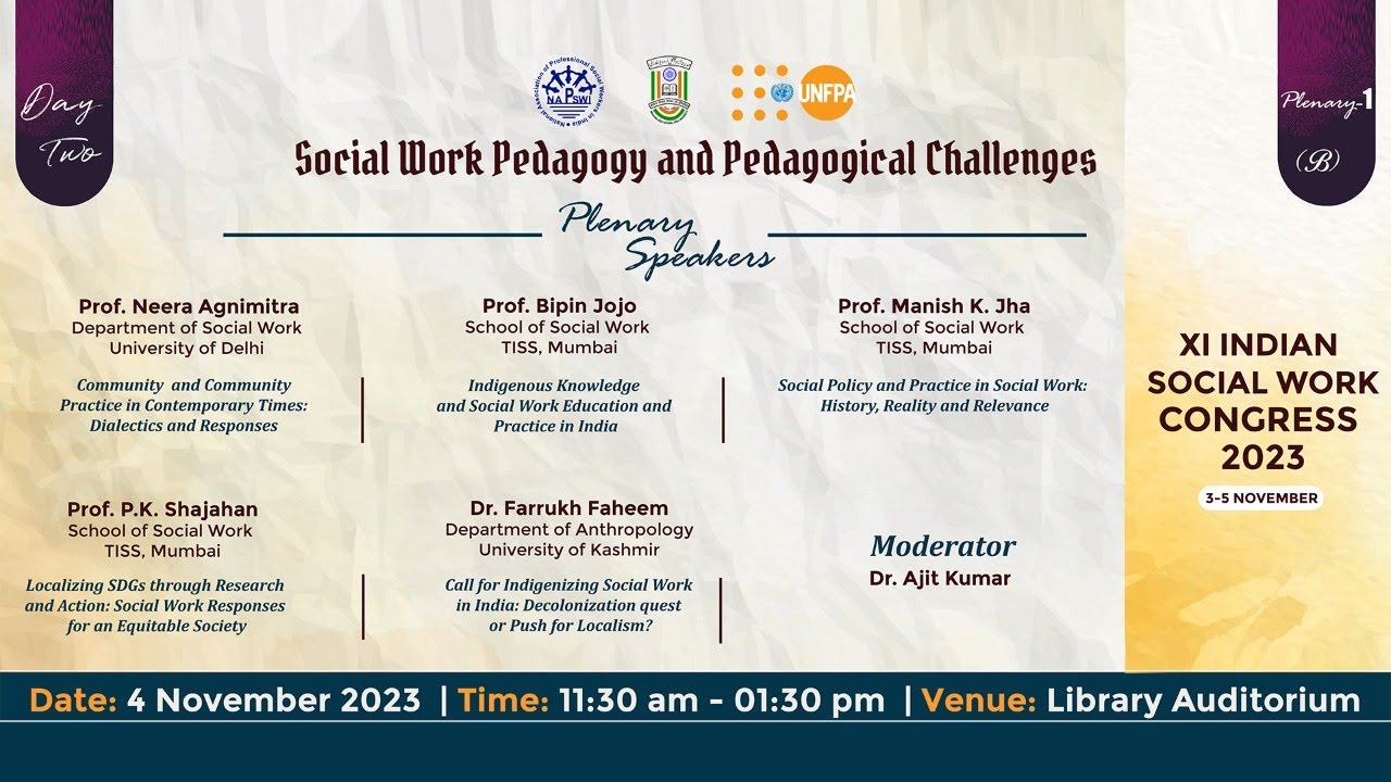Social Work Pedagogy and Pedagogical Challenges | XI Indian SWC 2023 ...