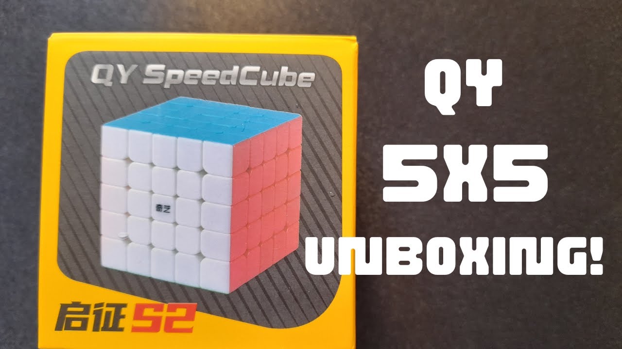 QY Speed Cube 5x5 unboxing & review - YouTube