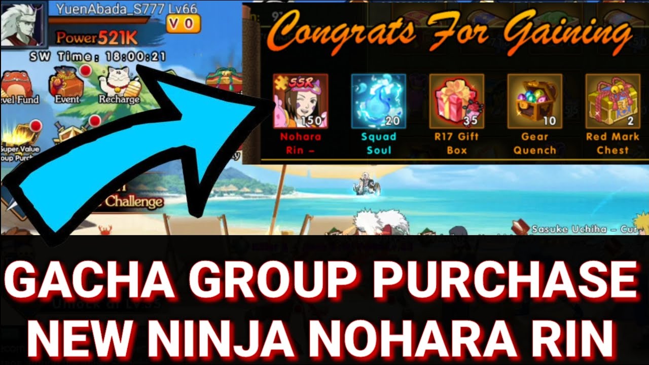 Ultimate Fight:Survival - Gacha Group Purchase New Ninja Nohara Rin ...
