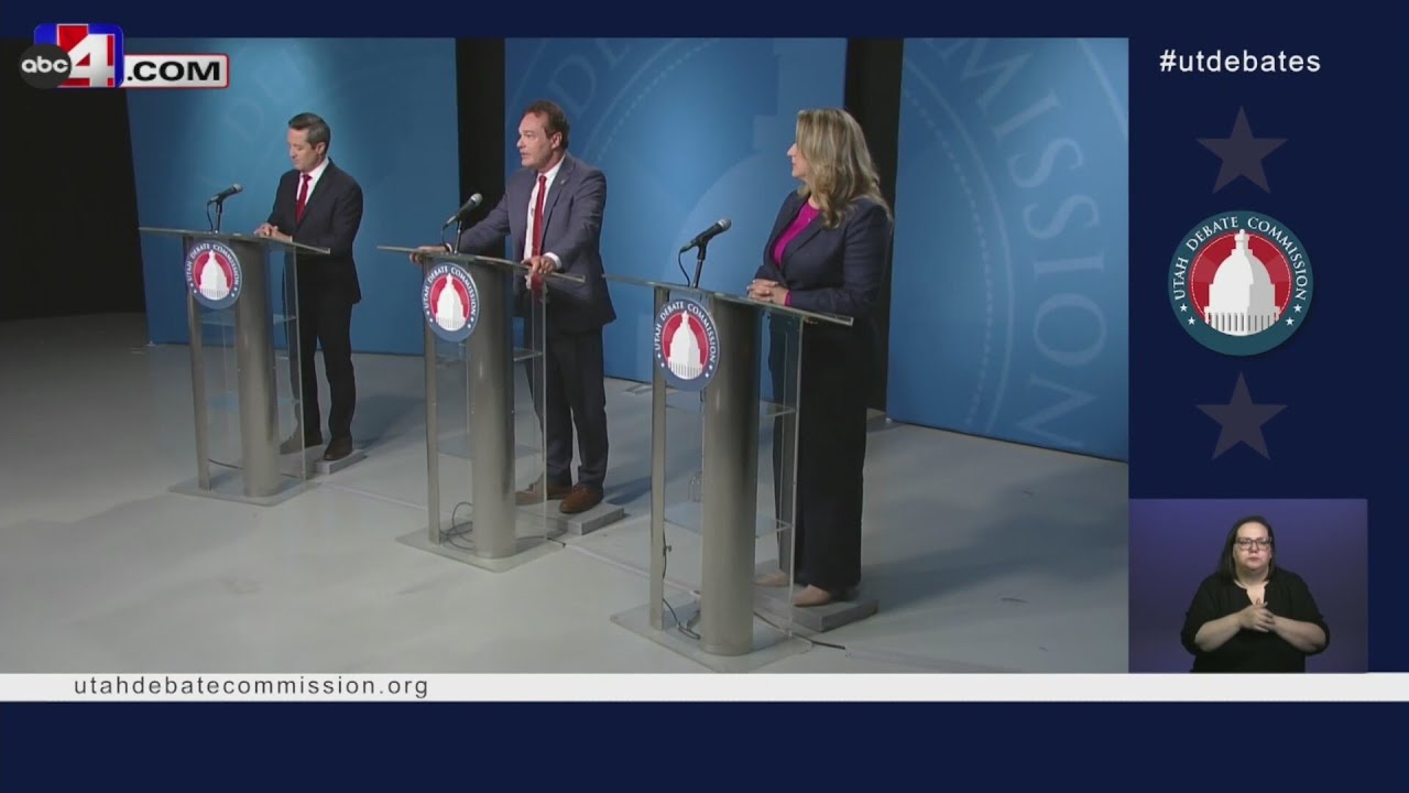 Utah Republican Attorney General Primary Debate: Derek Brown, Frank ...