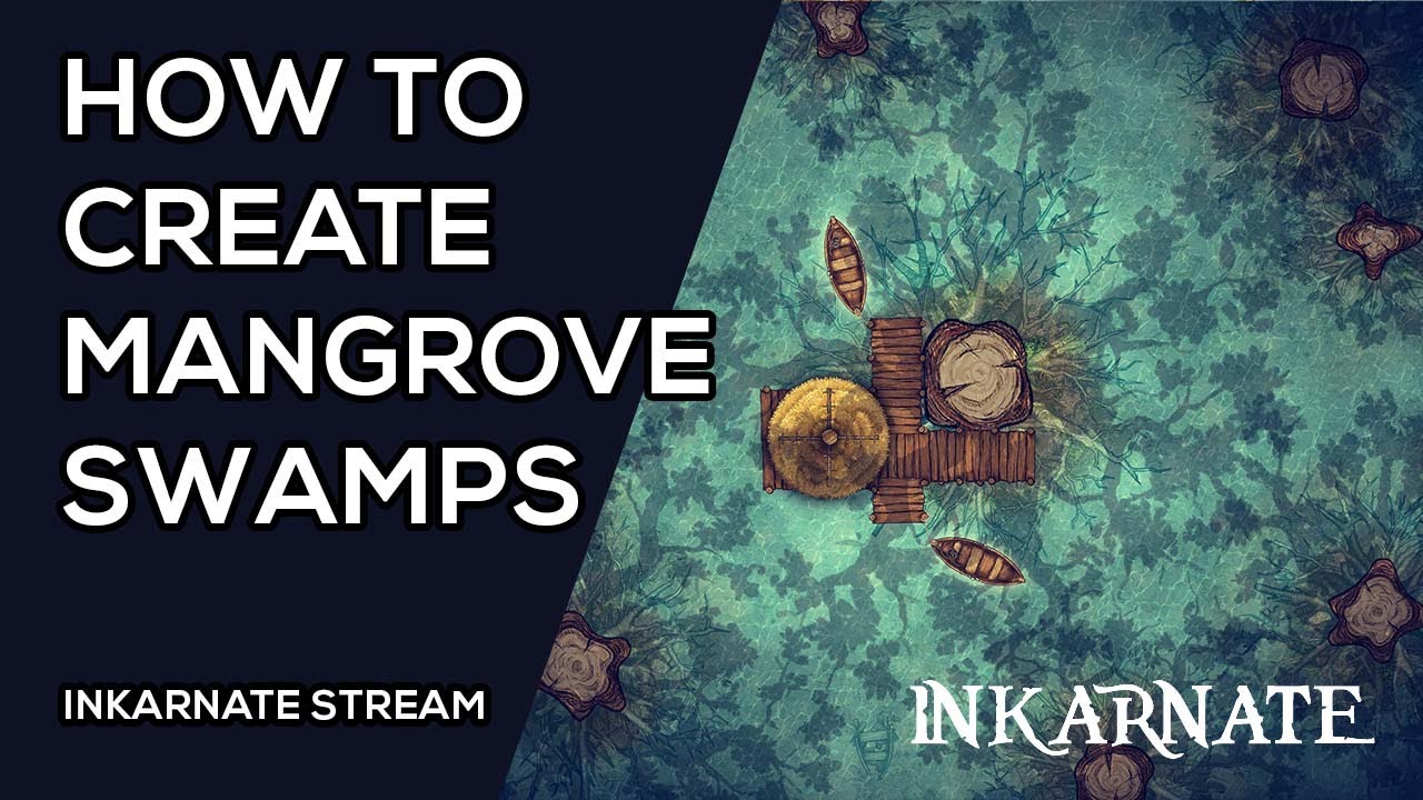 How to Create Mangrove Swamps | Inkarnate Stream - YouTube