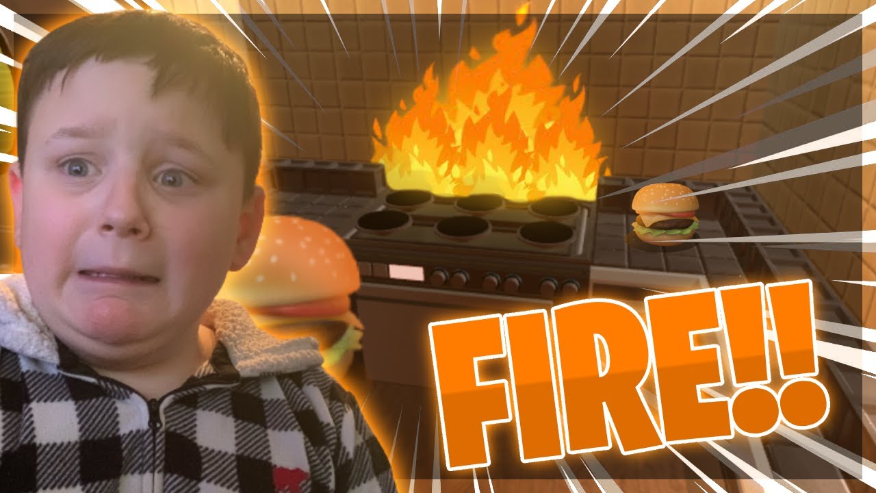 Today I Played COOK BURGERS With A WEBCAM! 1 - YouTube