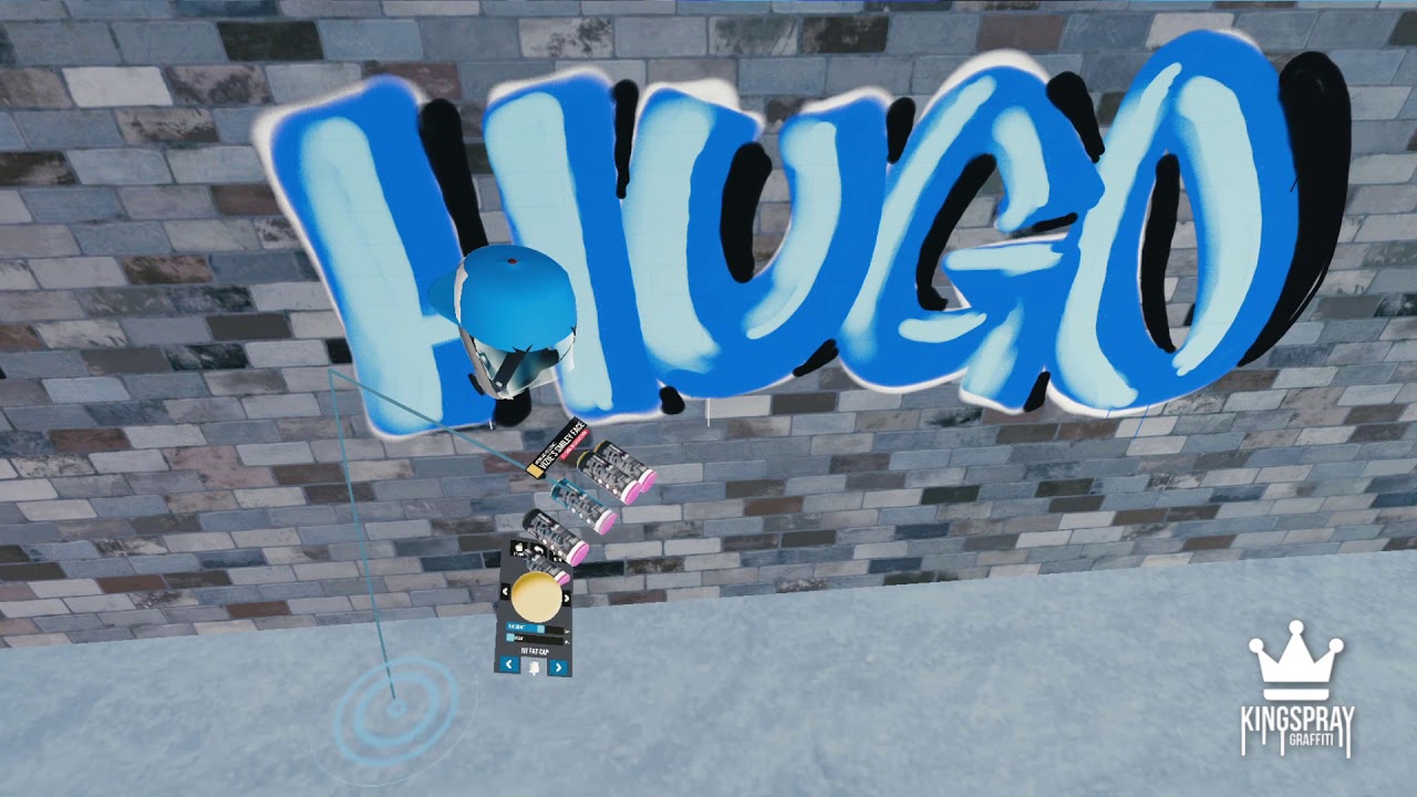 Ten minute challenge + custom wall - Kingspray vr Graffiti - YouTube