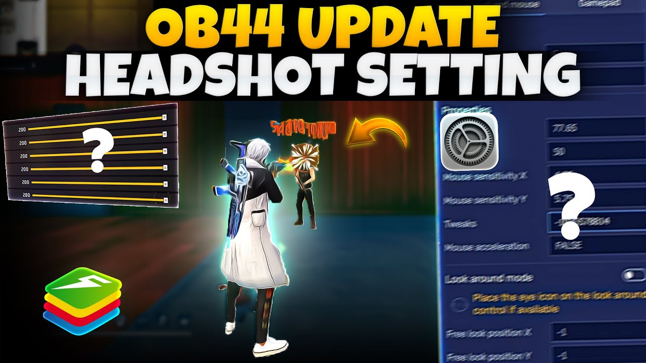 OB44 Update Best Settings SENSITIVITY For Free Fire EMUTATOR ...
