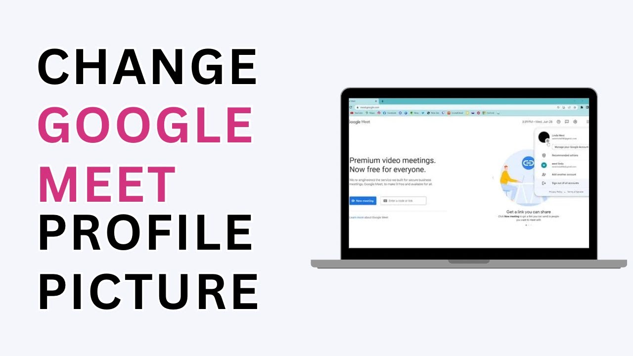 How to Change Google Meet Profile Picture - YouTube