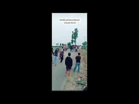 DETIK DETIK KECELAKAAN BALAP LIAR