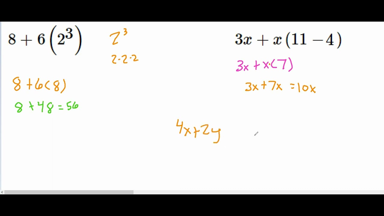 Simplification of Basic Expressions - YouTube