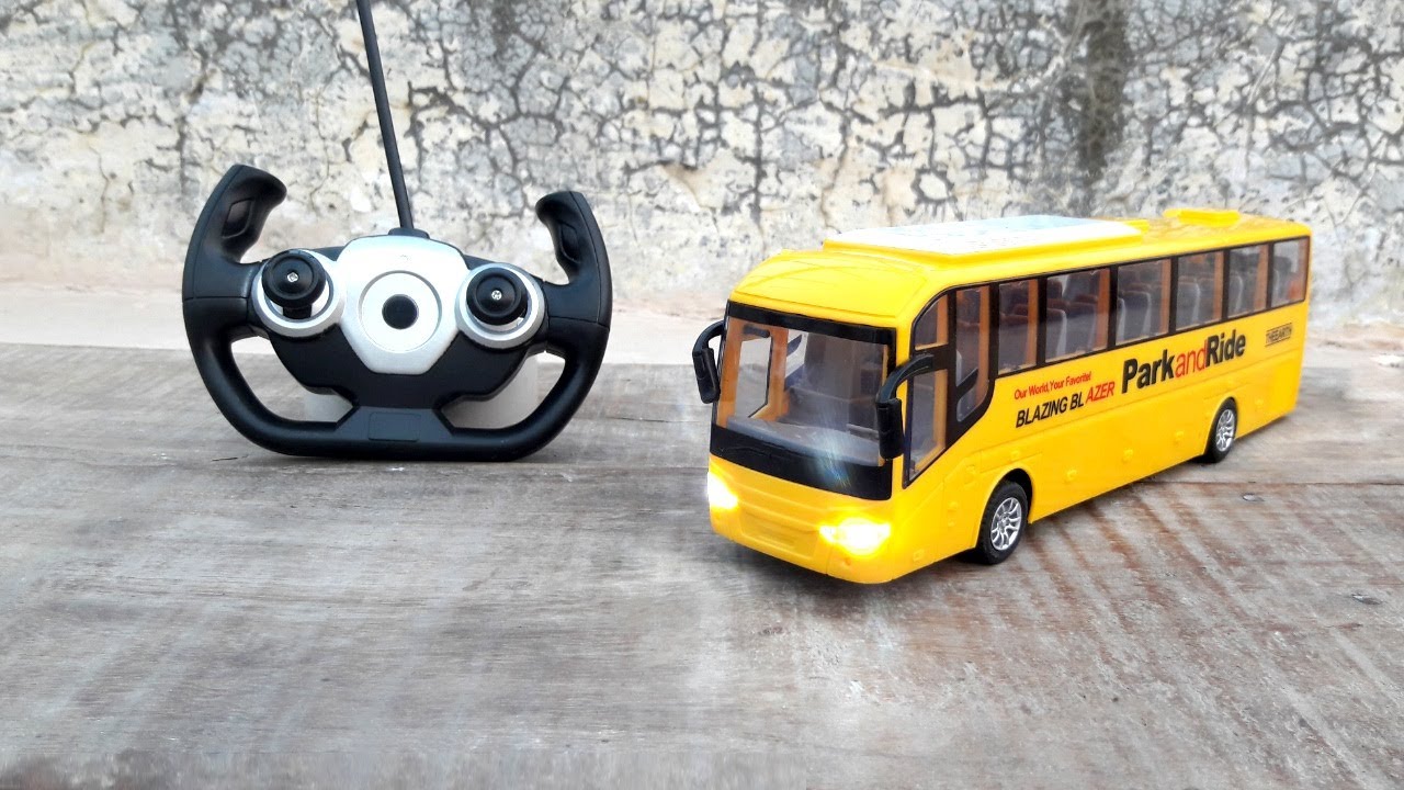Amazing Toy RC Bus | Toy Video For Kids | Unboxing & Testing Video | By ...