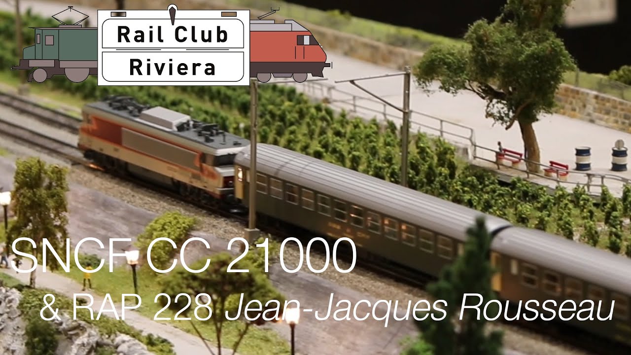 SNCF CC 21000 & RAP 228 "Jean-Jacques Rousseau" (1975) - YouTube
