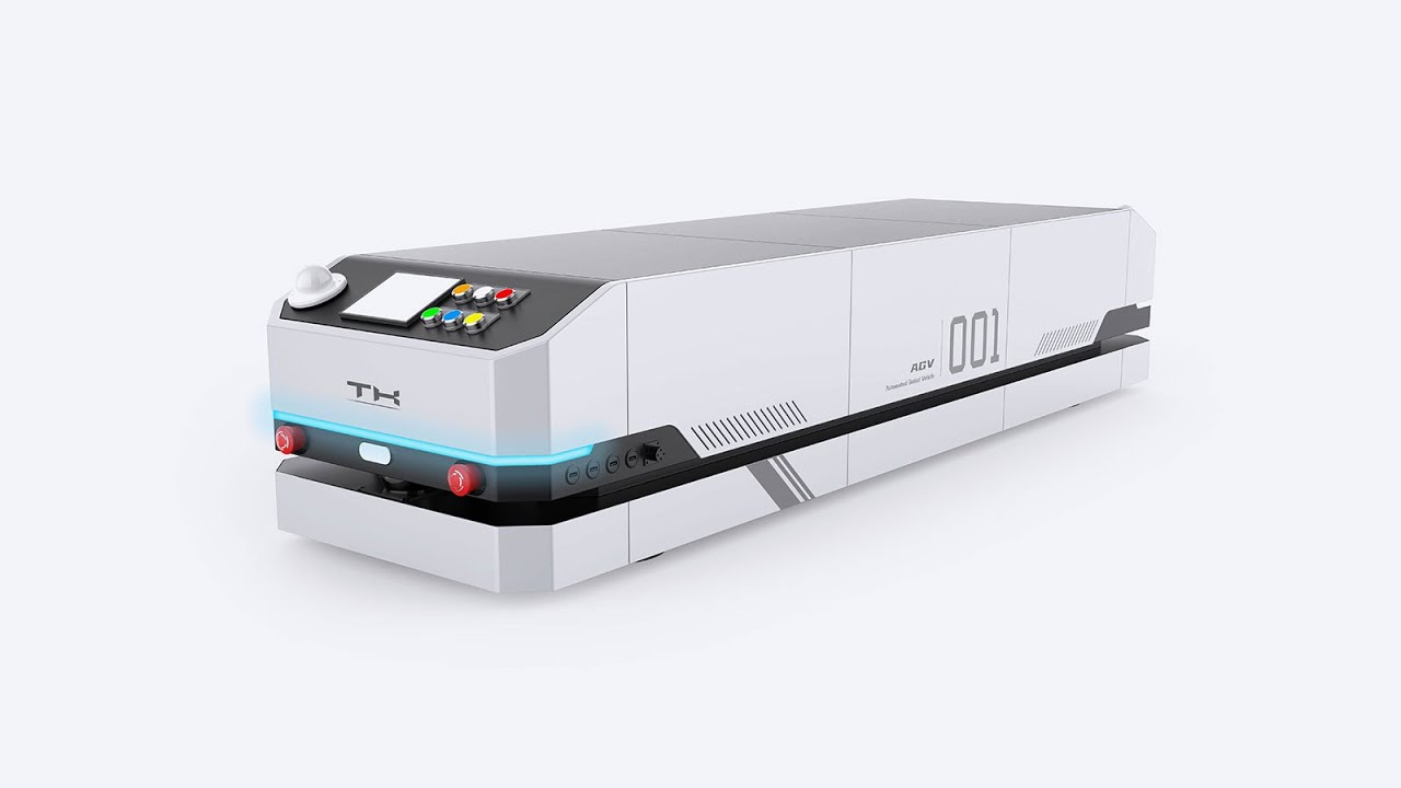 TK AGV CUSTOMIZED：2T Magnetic Navigation Dual Differential Steering ...