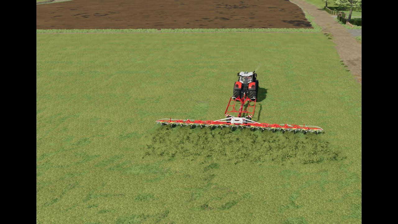 Repairing The Tractor & Turning Hay [Mega Farm Ep14 - YouTube