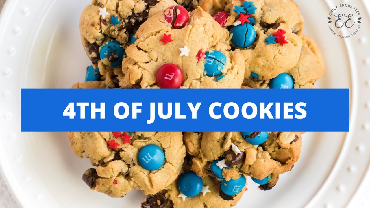 4th of July Cookies | Emily Enchanted Recipes - YouTube