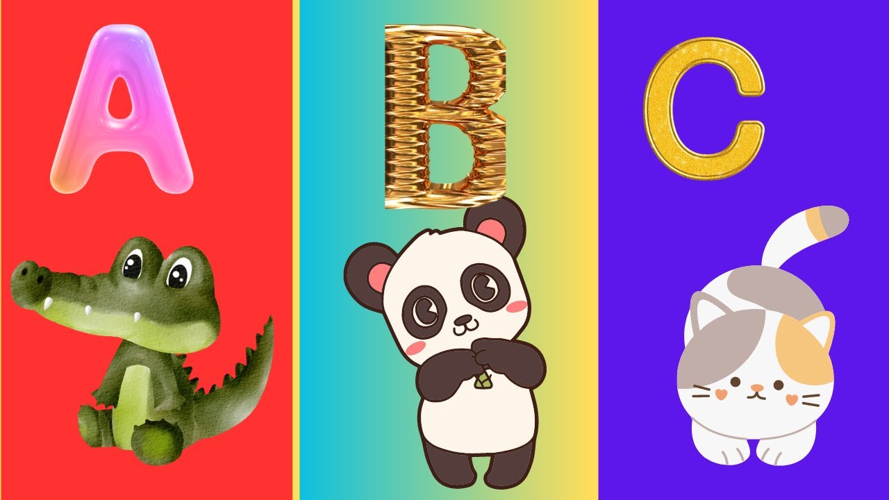 A FOR APPLE / Learn ABC / ABCD ALPHABET for Kids / Super Simple ABCs ...