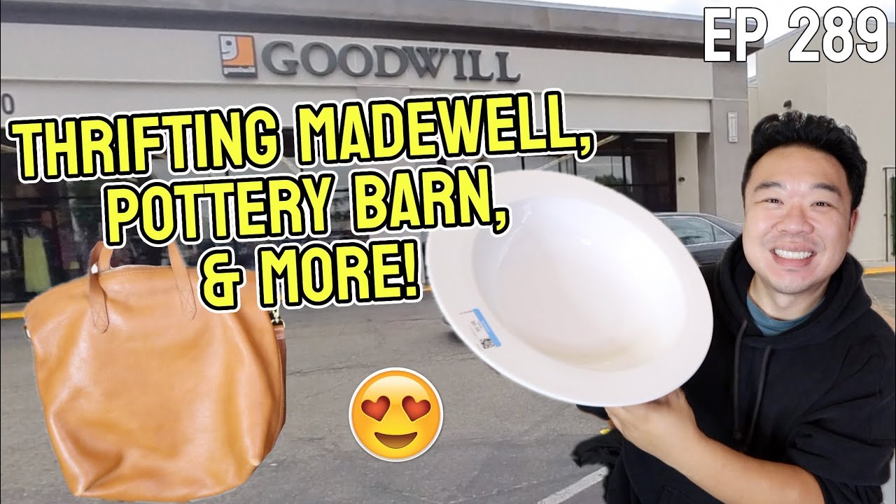 Thrifting Madewell, Potttery Barn, & More! Visiting the Goodwill in ...