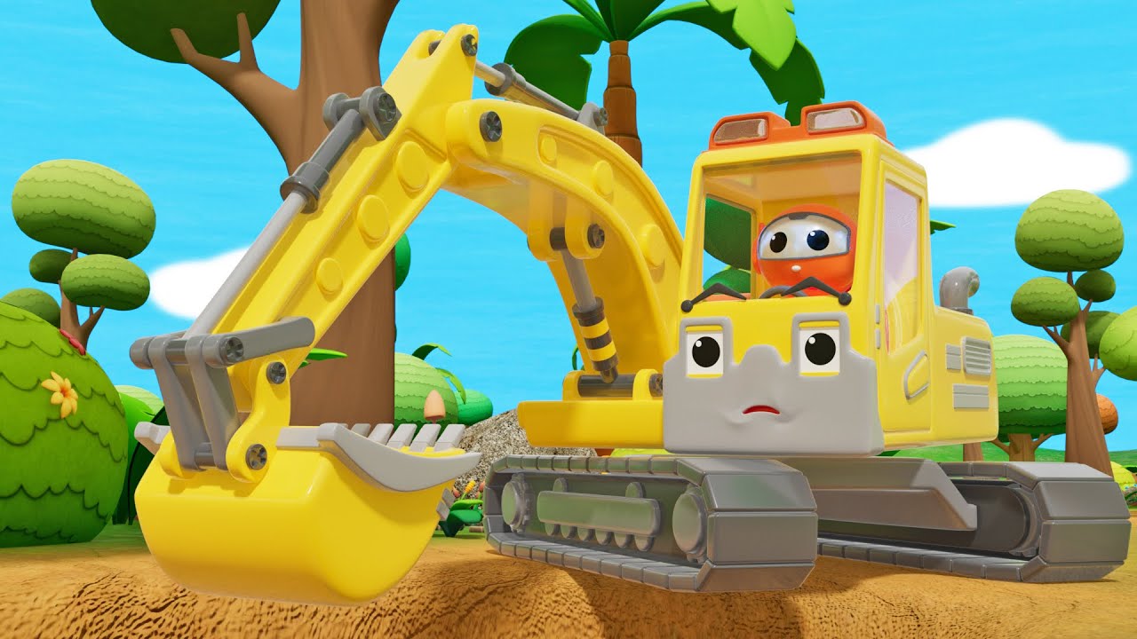 Tyrannosaurus rex fell into a pit and was rescued by an excavator - YouTube