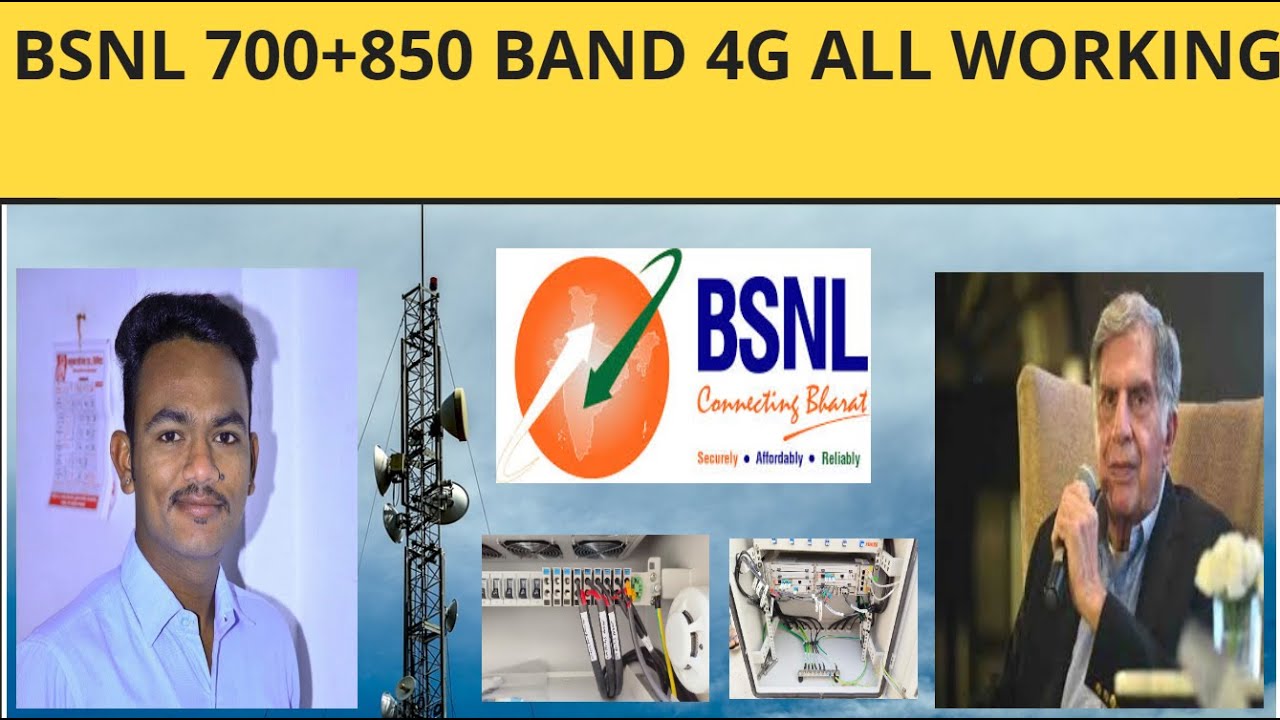 BSNL 4G 700+850 Band All Working Full Video/बीएसएनएल 4जी 700+850 बैंड ...