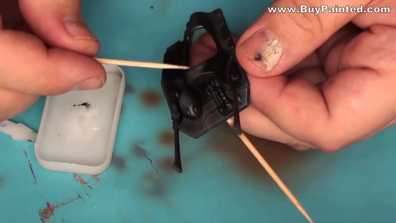 How to paint the Eldar Ulthwe Falcon cockpits? - YouTube