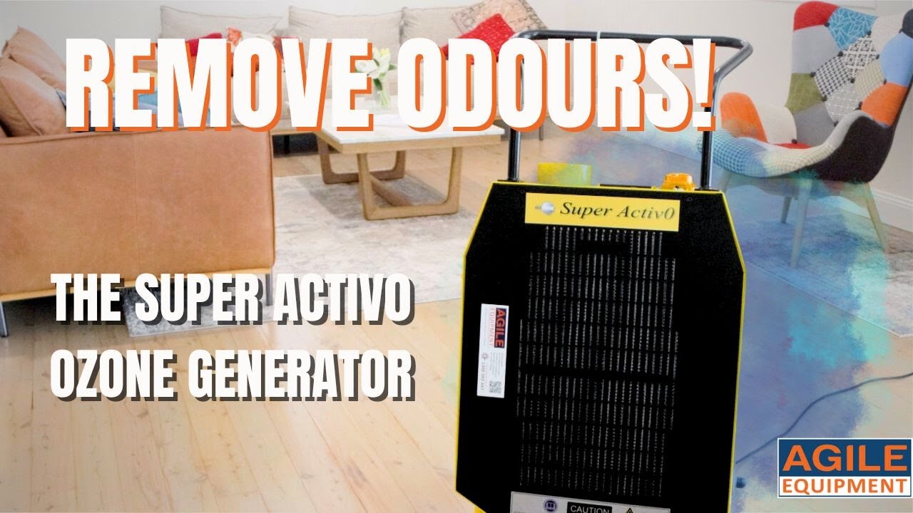 Remove Odours Fast - The Ecozone Super ActivO Ozone Generator - YouTube