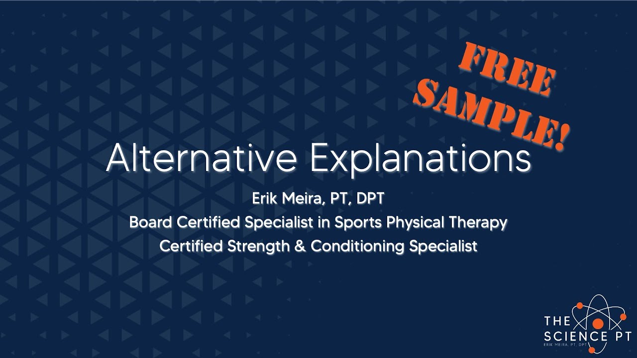 Alternative Explanations - Foundations of Practice Sample - YouTube