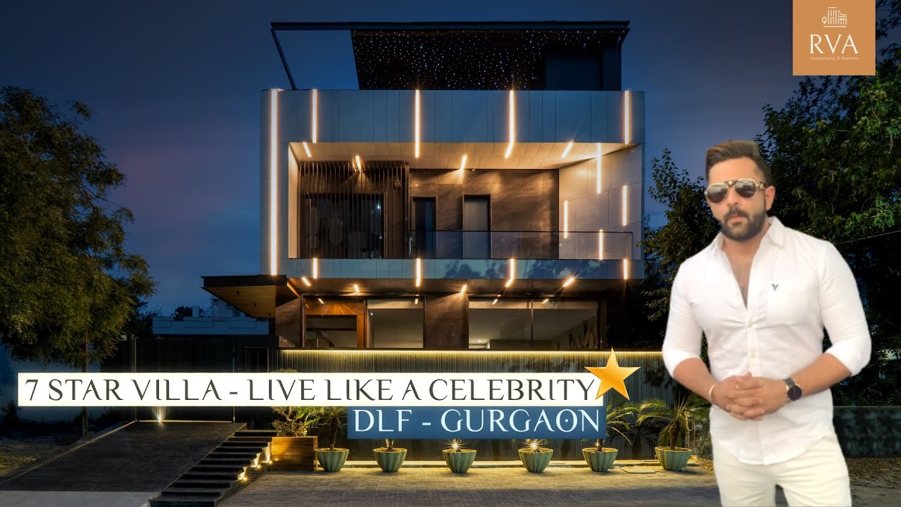 7 Star VILLA ⭐ in DLF - Gurgaon | Live Like a CELEBRITY👑 | Infinity ...
