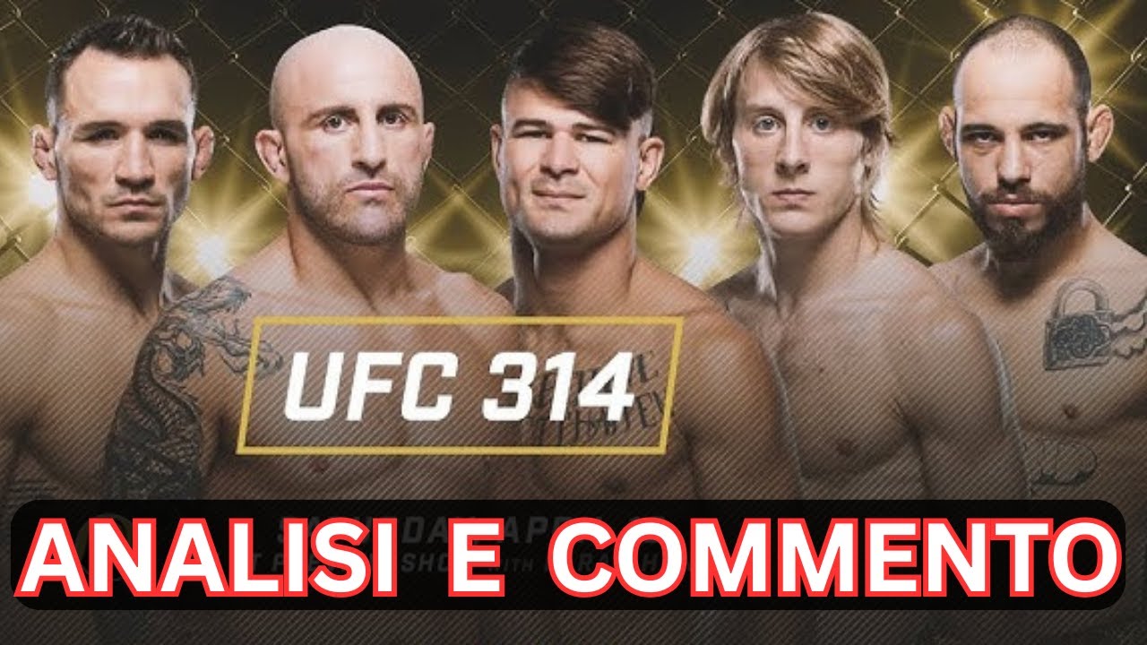 UFC 314 - NONNO VOLK NON DELUDE! ANALISI MAIN CARD - YouTube