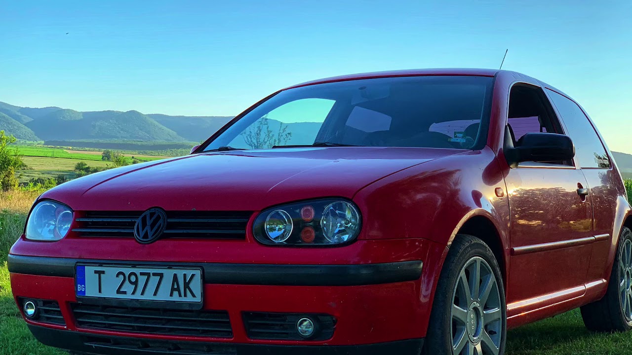 Volkswagen Golf 4 red - YouTube