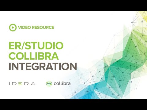 ER/Studio Collibra Integration | IDERA - YouTube