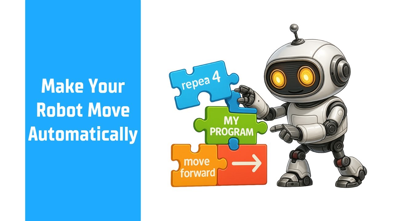 Make Your Robot Move Automatically | Easy Block Coding Tutorial for ...