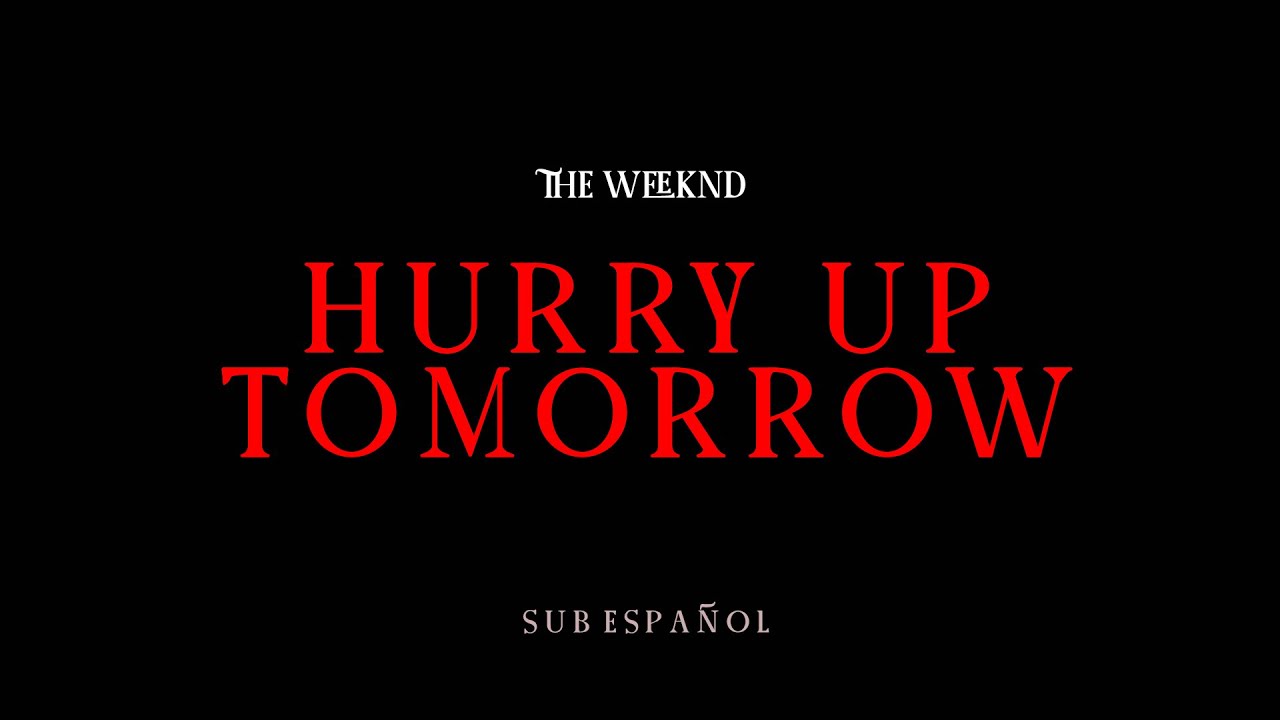 The Weeknd Album title (traducción al español) - YouTube