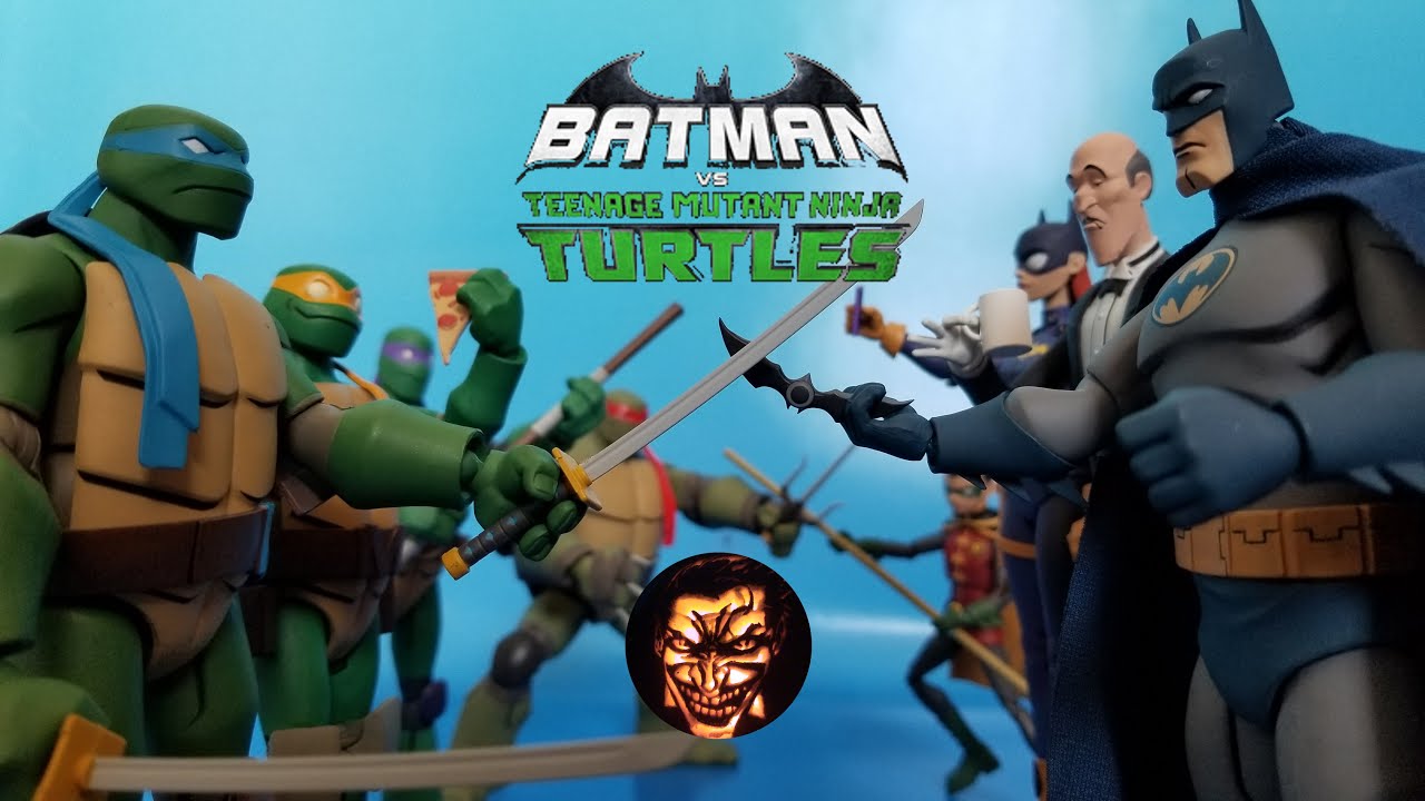 Batman vs TMNT DC Collectibles Action Figures - YouTube