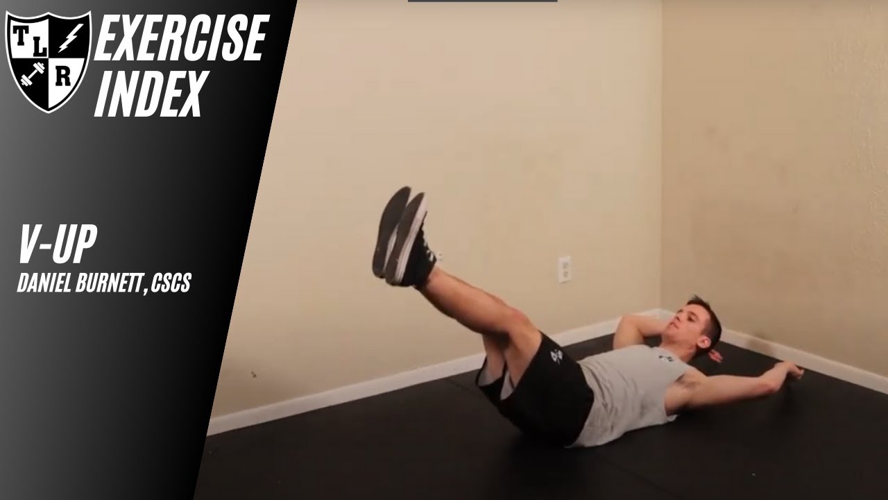 Exercise Index: V-Ups - YouTube