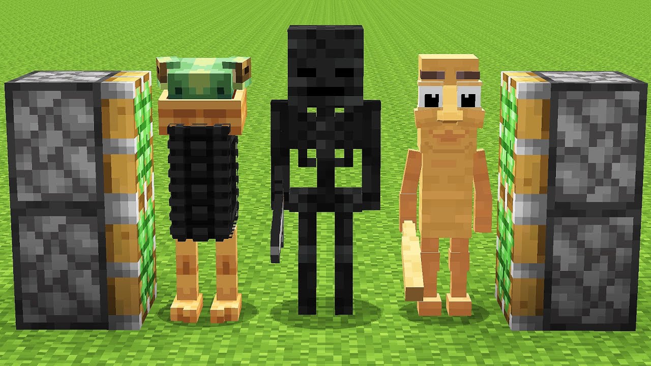All Italian Brainrot Animals and Wither Skeleton combined in Minecraft ...