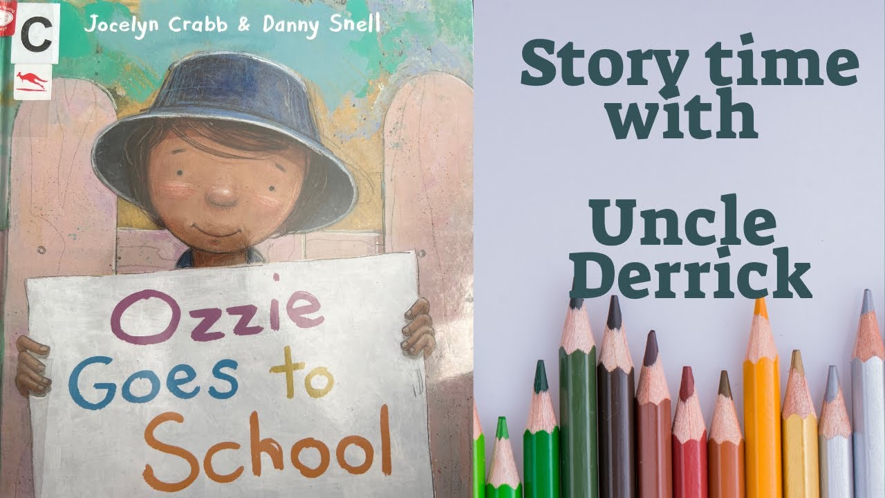 Ozzie goes to school with Uncle Derrick - YouTube