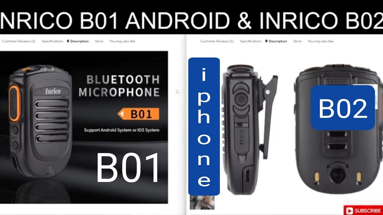 INRICO B01 ANDROID & INRICO B02 ios & Android - YouTube