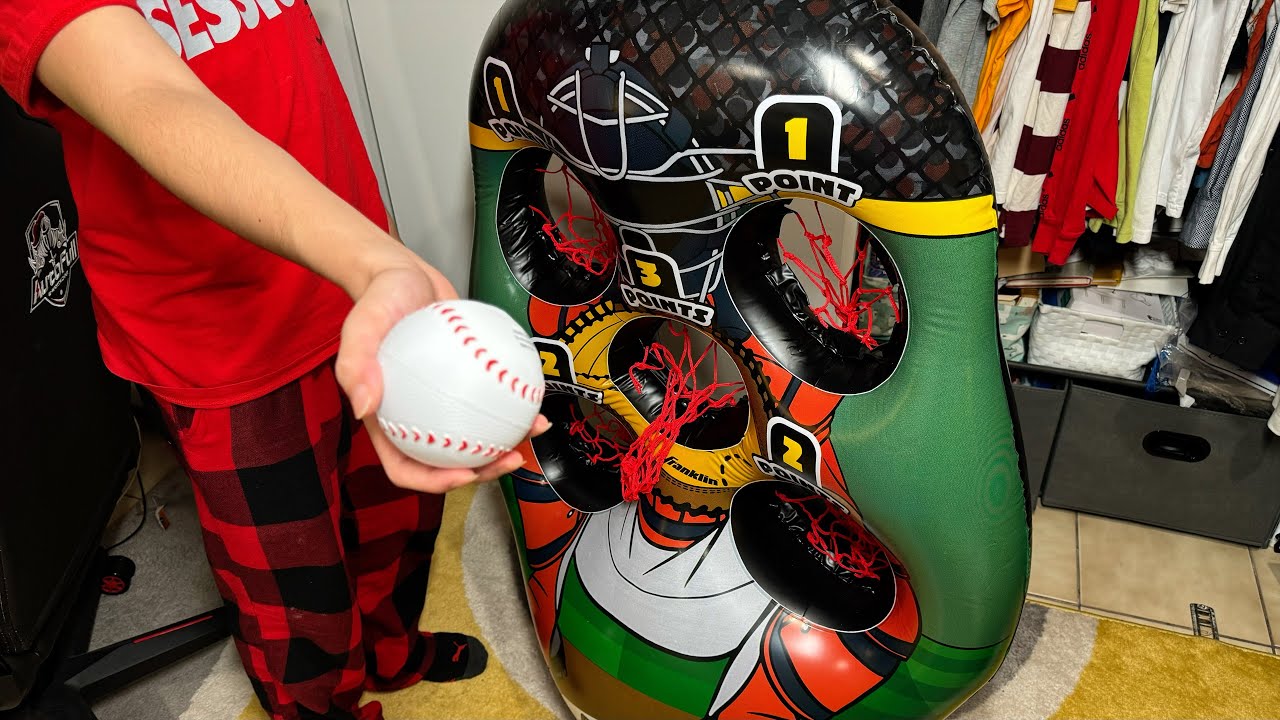 Inflatable Ball Toss Game for Kids Review - Indoor Activity Games for ...