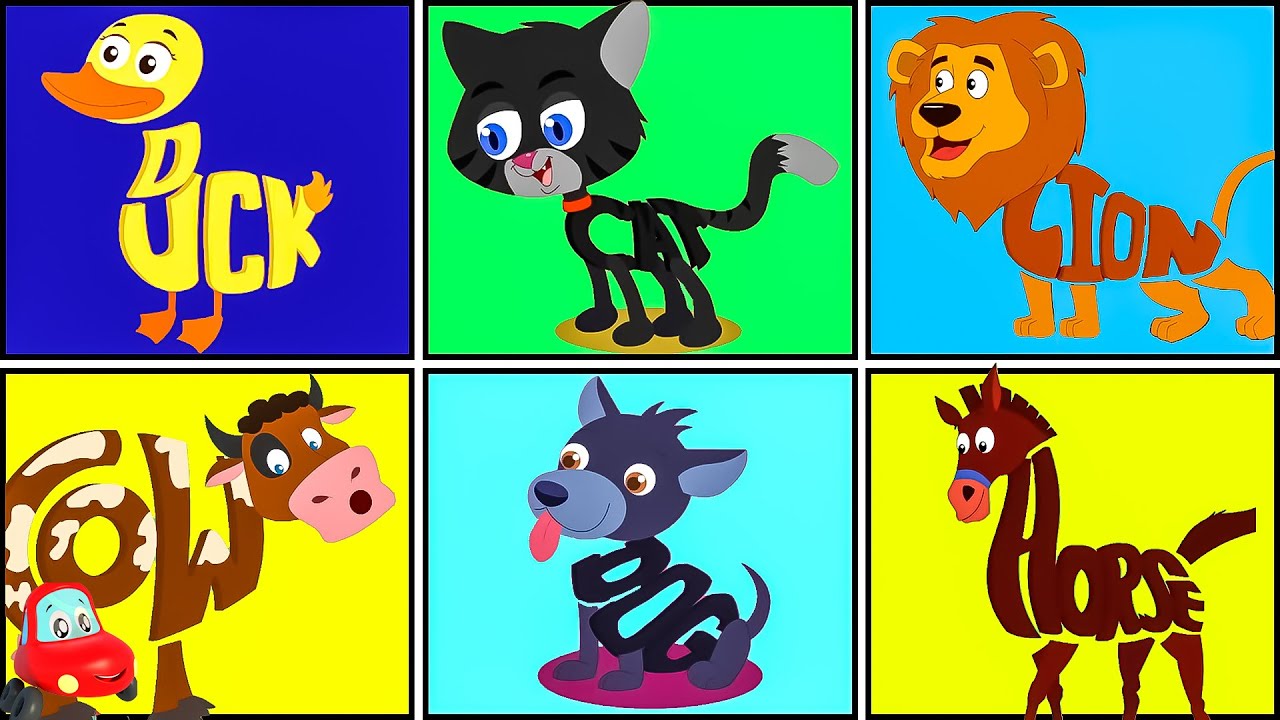 Learn Animal Sounds + More Fun and Educational Videos for Kids - YouTube