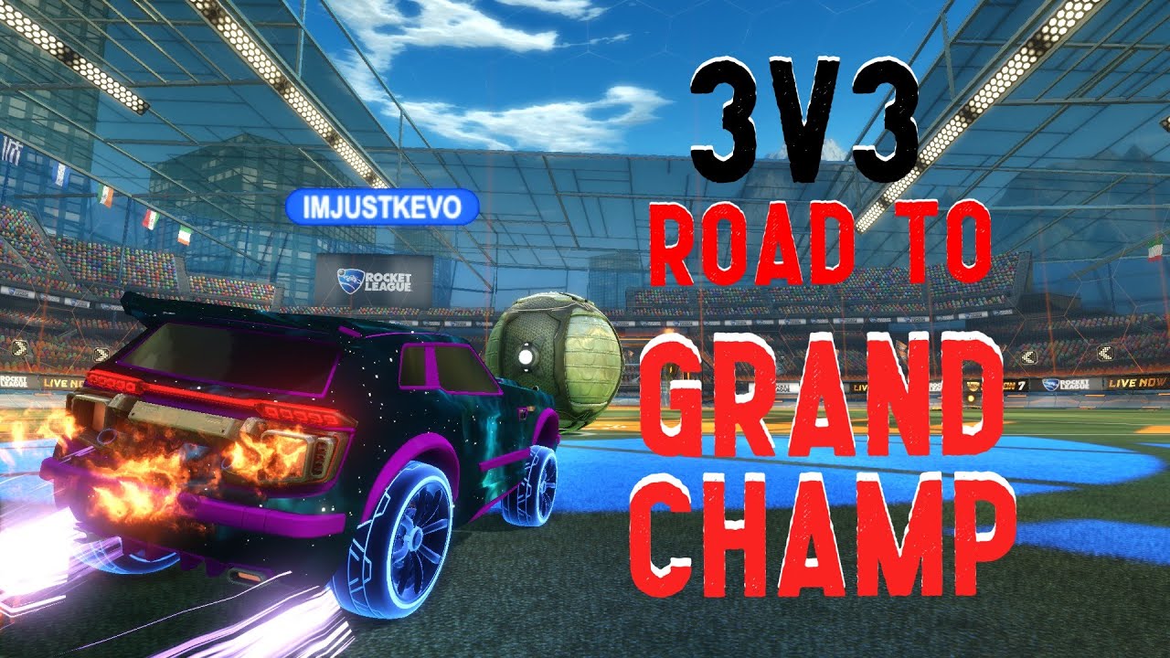 3v3 Road to Grand Champ. Rocket League Gameplay. - YouTube