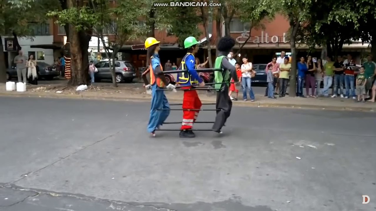 one man puppet dance show - YouTube