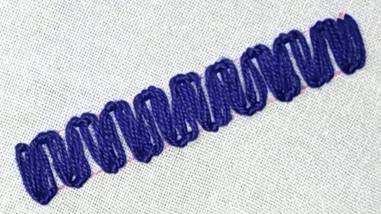BASIC EMBROIDERY STITCHES FOR BEGINNERS || TRICKING HAND EMBROIDERY ...