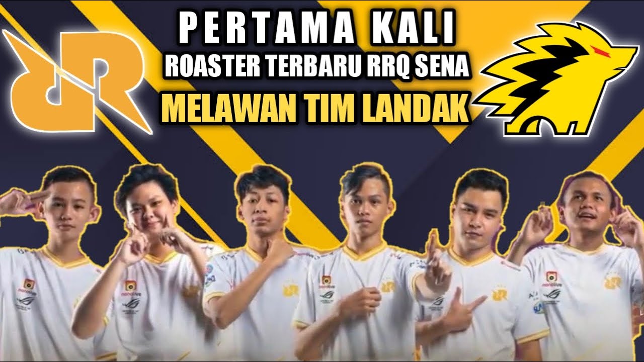 PERTAMA KALI ROASTER TERBARU RRQ SENA VS ONIC PH,, PERMAINAN GAK KALAH ...